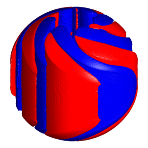 Modulated waves in rotating spherical convection